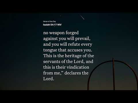 No Weapon (Isaiah 54:17) [NIV] 🎶🎧