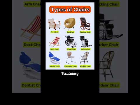 Chairs🪑 #vocabs #englishlanguage #englishvocabulary #englishlearning #sub #vocabulary #yt #variety
