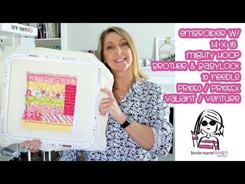 How to Embroider up to 14 x 14 with Brother & Babylock 10 Needle Machines
