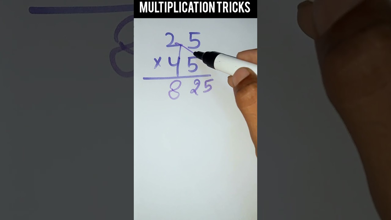 2 Seconds में गुणा करें! 🔥 Math Short Trick #Shorts #maths #tricks #mathematics