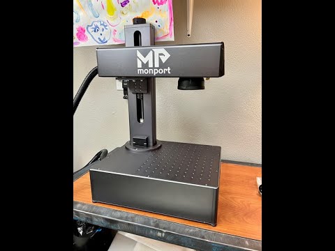 Monport GA30 MOPA Fiber Laser - Detailed Overview and First time setup in Lightburn
