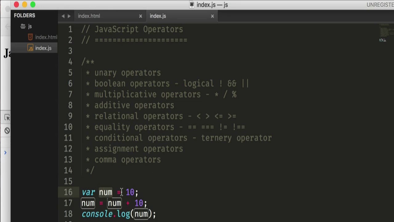 Javascript Tutorial Part #019 Compound assignment operators# PROACTIVE Tutorial