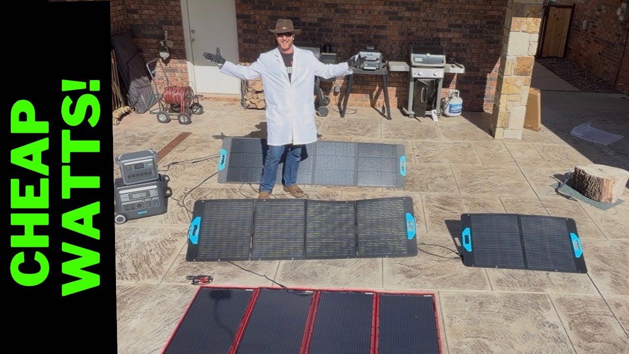Amazon Solar Panel Review n Test (Anker, Renogy & Dokio)