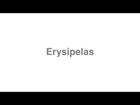 How to Pronounce "Erysipelas"