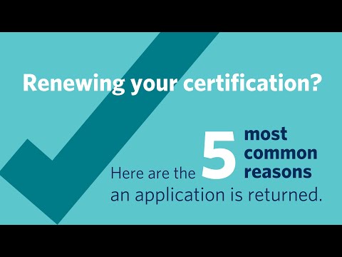 5 Common Recertification Mistakes