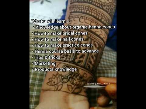 Online henna course🌿