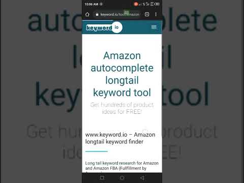 Product Research on Amazon/eBay by using free Tool