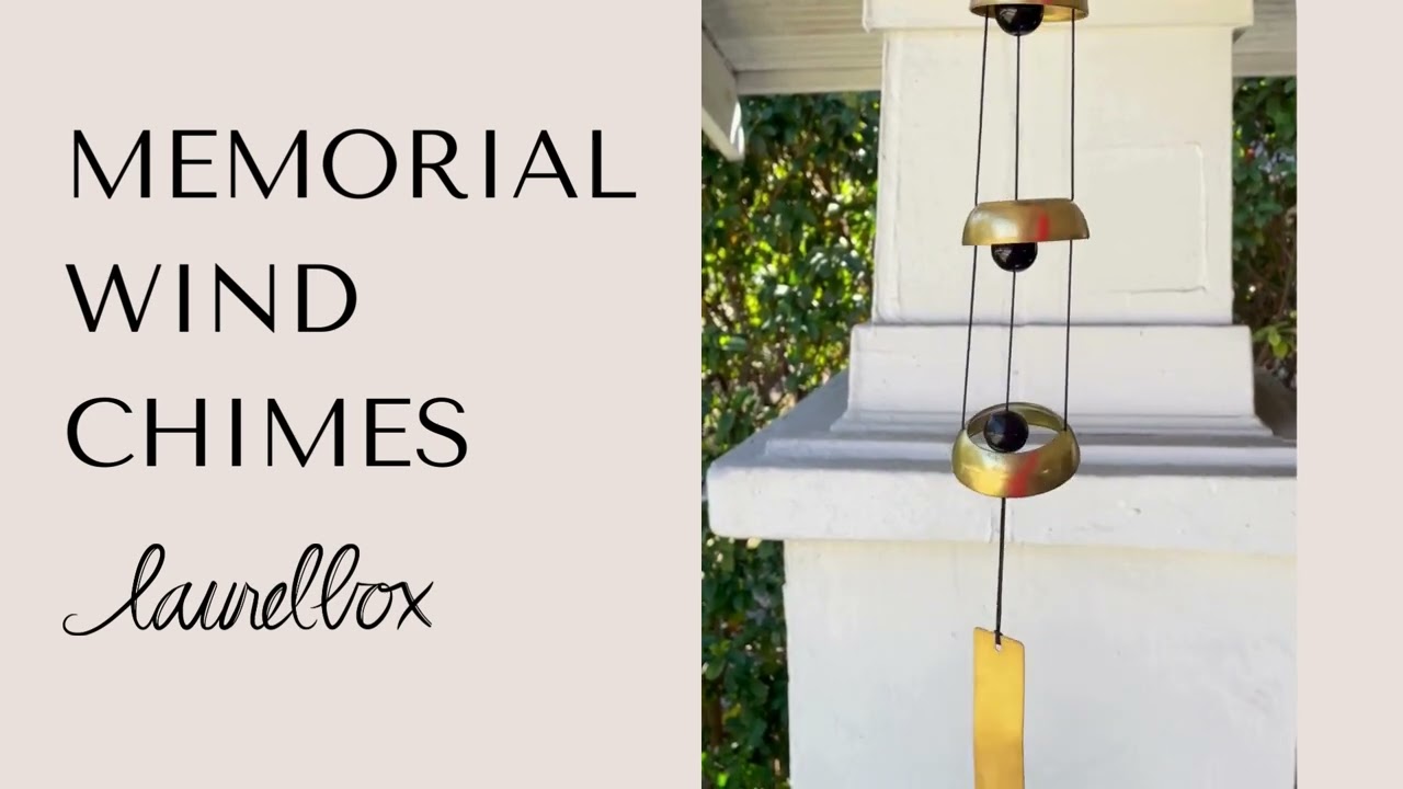 Memorial Wind Chimes from laurelbox
