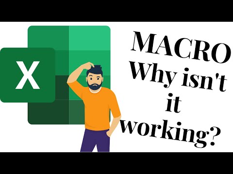 Why has my Macro stopped working? Easy Excel - Make Excel work for you!