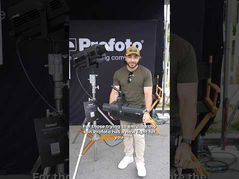 Even in a studio without windows, you can emulate the sun's brightness with Profoto's L1600D.