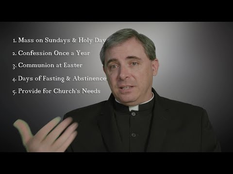 TOO MANY RULES! -- The Precepts of the Catholic Church