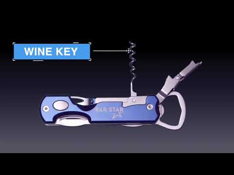 The ultimate all-in-one bartending tool! BAR STAR
