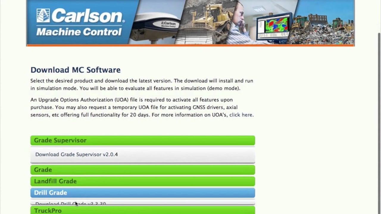 In-Cab Tutorials - Downloading Grade Supervisor