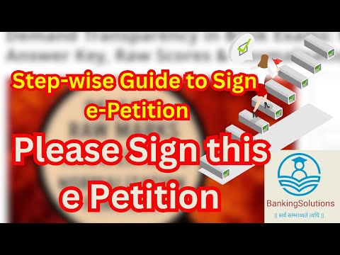 How to Sign? Step wise Guide to Sign e-petition | Let's Unite | 1 Lakh +