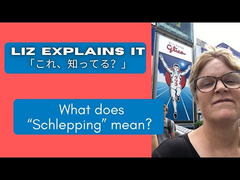 What does "Schlepping" mean?