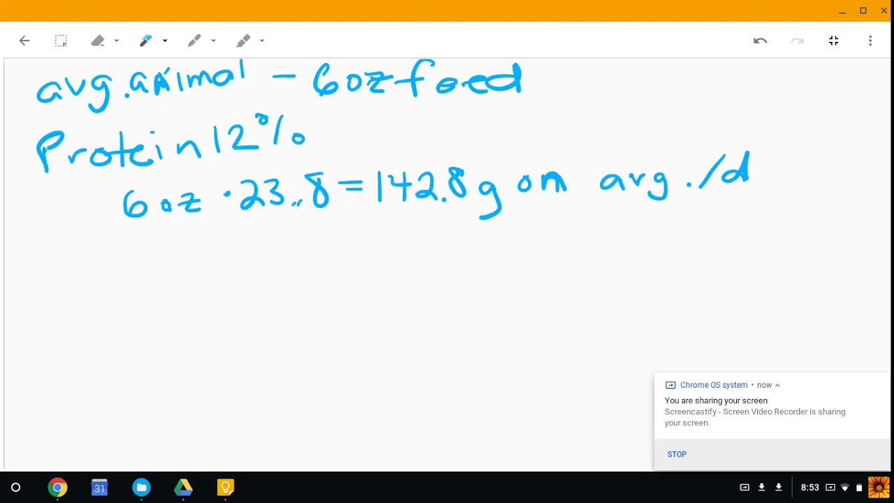 Animal Feed Minimization Problem Part 1