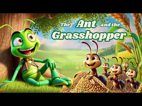 The Ant And The Grasshopper | English Moral Story For Kids | Animated Stories | Animated Fairy Tales