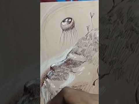 How to draw surrealism landscape easy || Please subscribe my channel