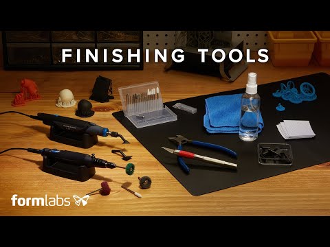 3D Printing Post-Processing: How to Use Finishing Tools For SLA 3D Printed Parts