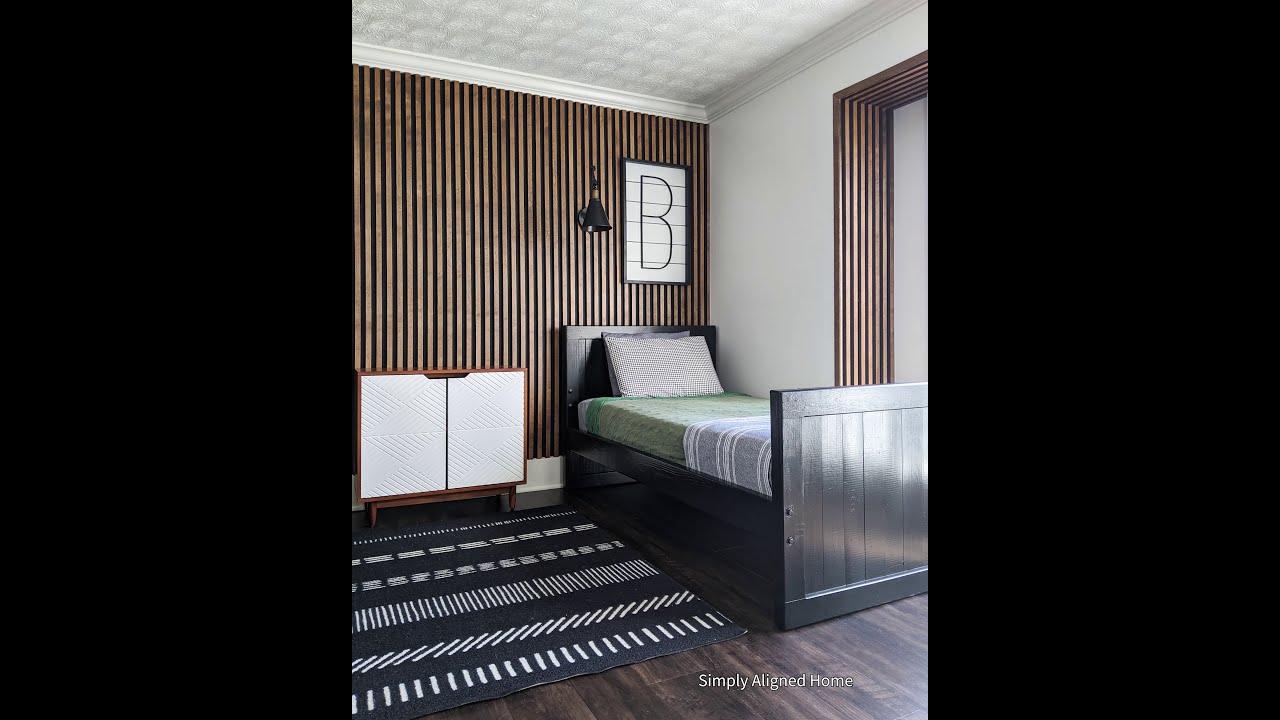How to Make an Affordable Slat Wall
