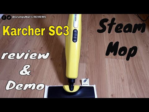 Karcher SC 3 Upright EasyFix Steam Mop Review & Demonstration