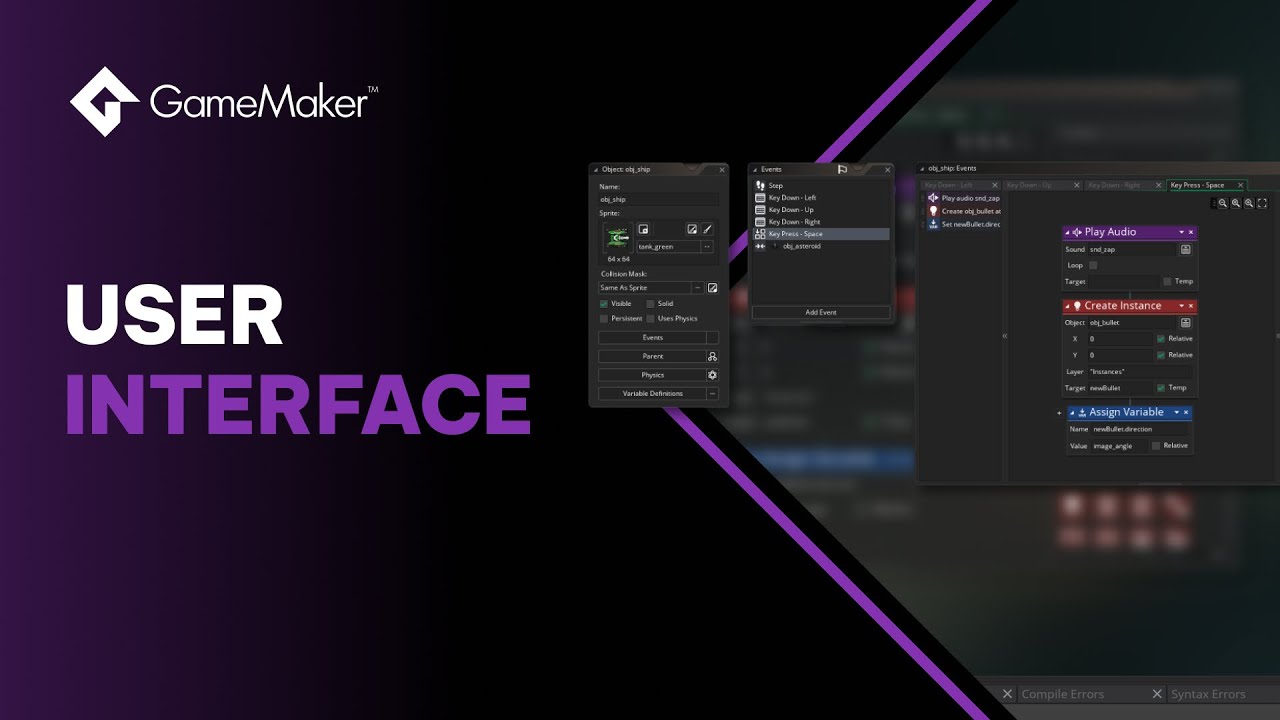 The User Interface | GameMaker