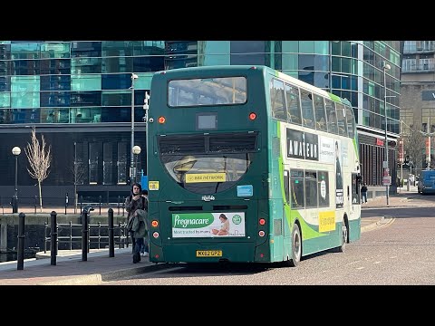 *[WEIRD WHIRLING/WHISTLING]* Bee Network Enviro400H⚡ TEH148 (MX62 GPZ) on the 50