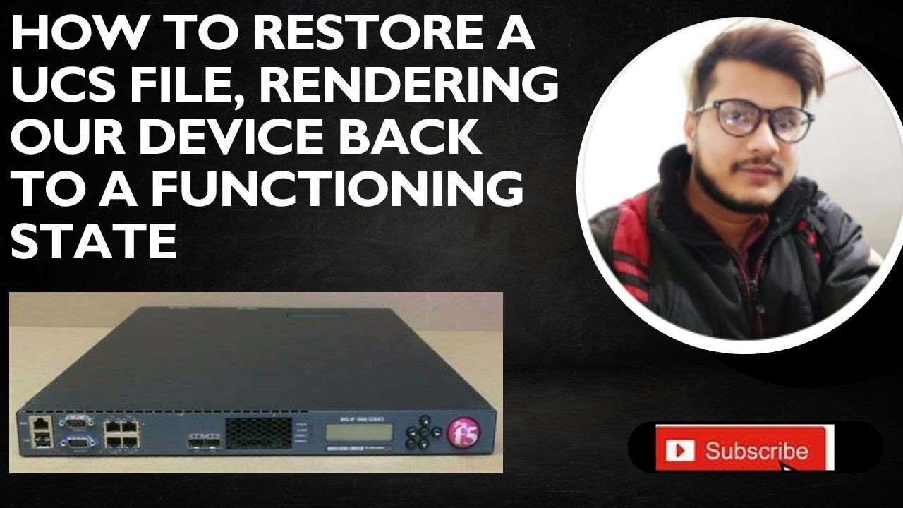 How to Restore a UCS File, Rendering Your Device Back to a Functioning State