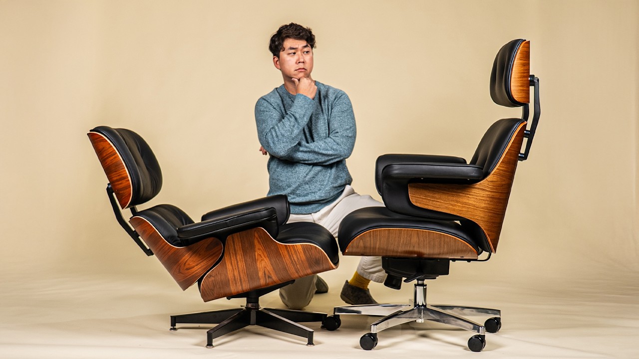 They Turned an Eames Lounge Chair into an Office Chair - Eureka Mathias Chair