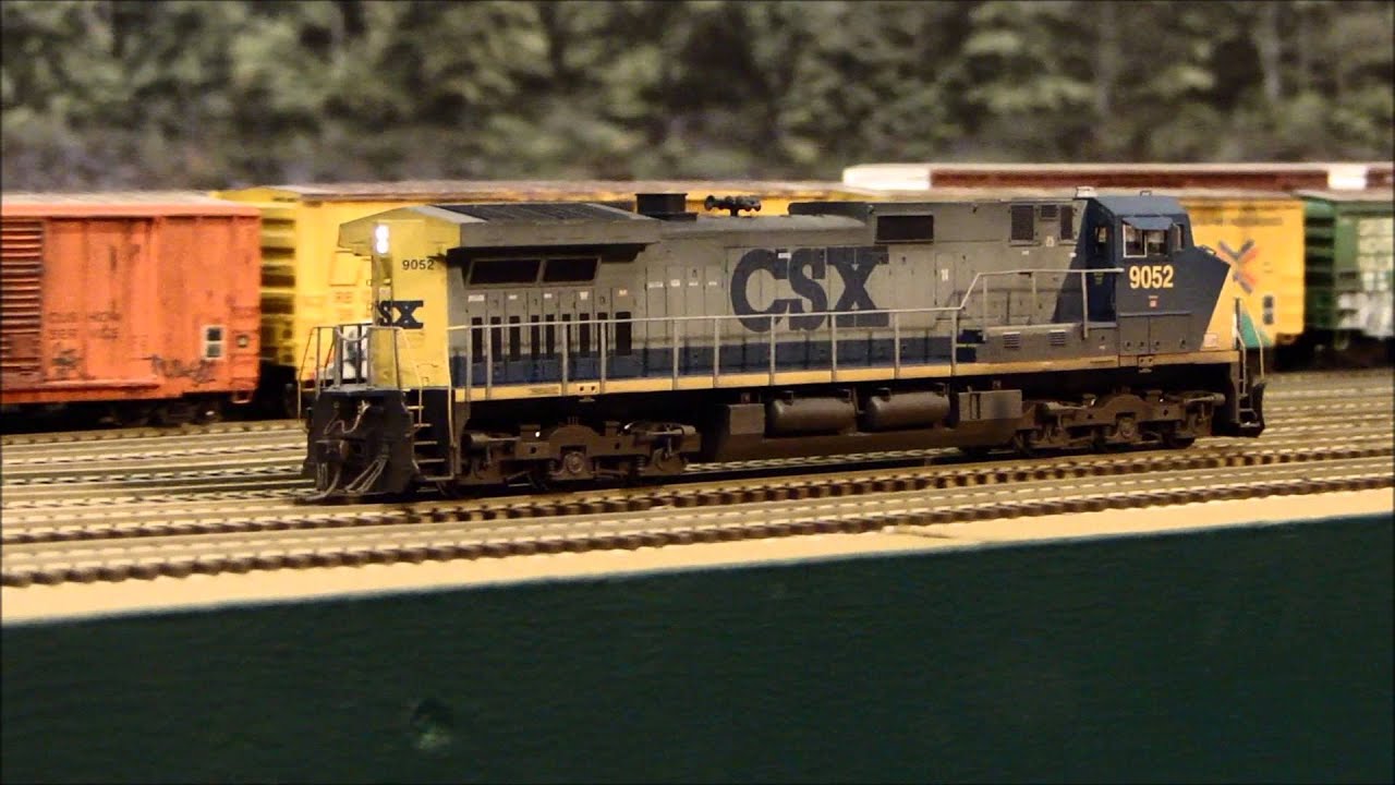 Custom Weathered Athearn CSX C44-9W #9052