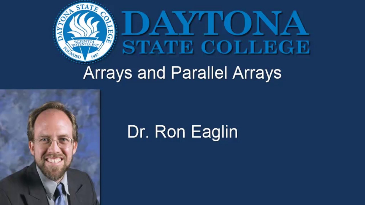 EGN3214 Lecture 2  - Arrays and Parallel Arrays