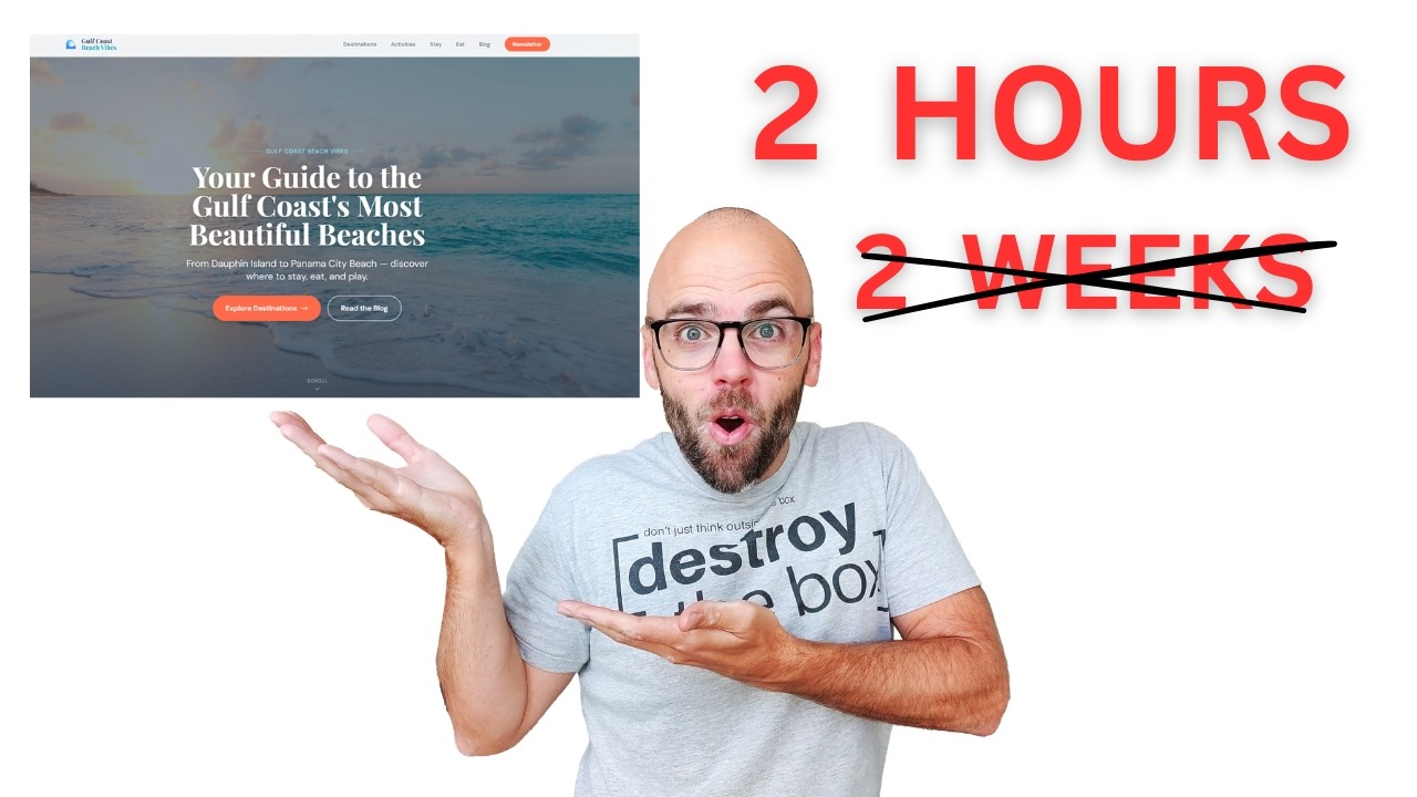 I rebuilt my website in 120 minutes using AI