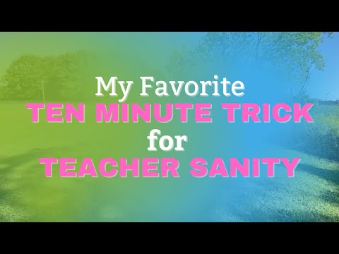 Things That Help: Taking a Walk When I’m Stuck, or the Five-Out-Five-In