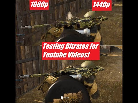 Comparing Bitrate above Youtube's Recommended Bitrate Recommendation