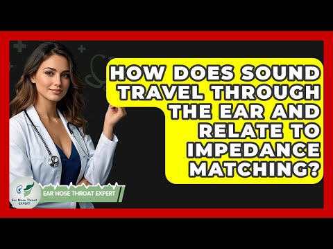 How Does Sound Travel Through The Ear And Relate To Impedance Matching? - Ear Nose Throat Expert