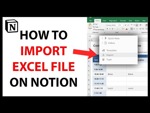 How to Import an Excel File into Notion