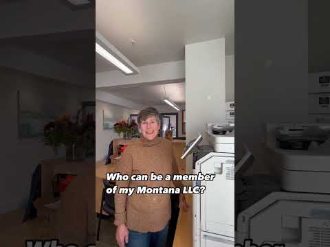 Who can be a member of a Montana LLC?
