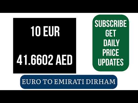 FOREX EUR AED transfer from euro to dirham change euro aed euro aed exchange 05 MAY 2025