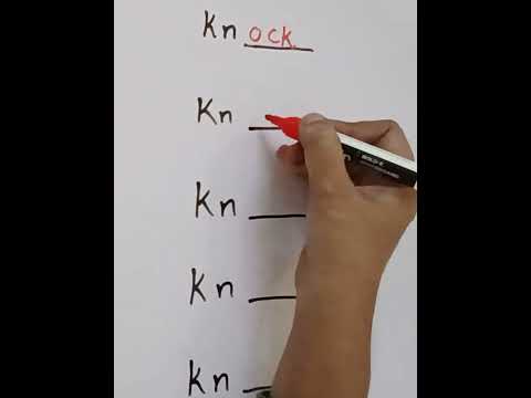 "Kn" Words Reading #englishlearning #readingtutorial #education