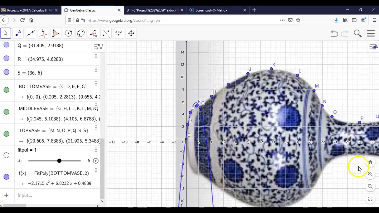 Geogebra Tutorial for Project 2