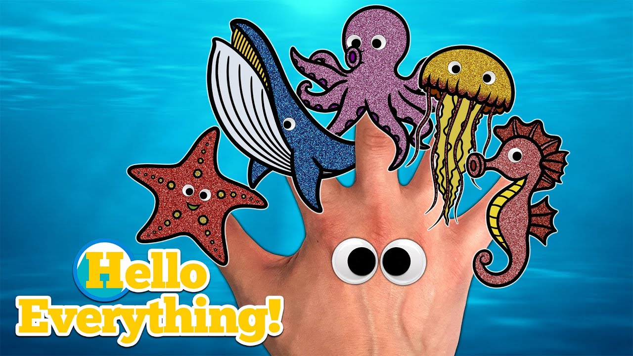 Sea Animals Finger Family | Kids Songs and Nursery Rhymes