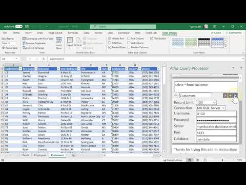 Atlas Query Processor