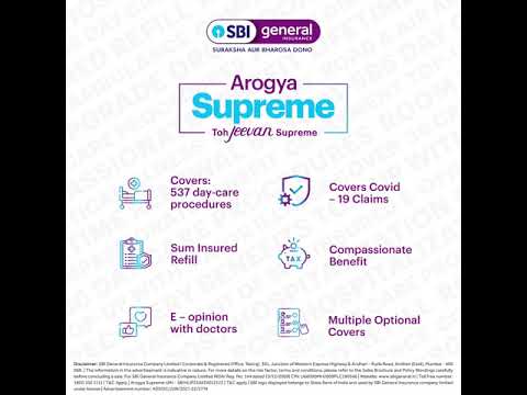 SBI General Insurance | Arogya Supreme