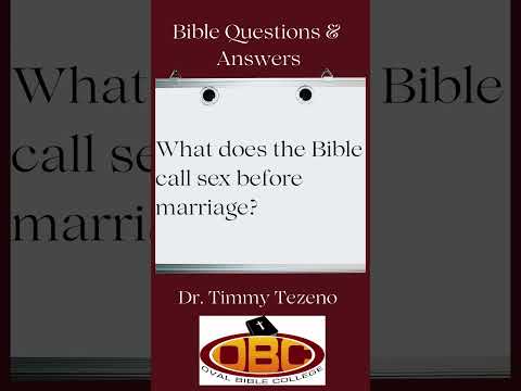 What does the Bible call sex before marriage? #quiz #biblicalstudies #quotes #love #theology #wisdom