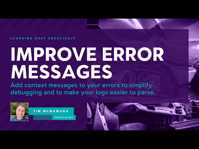 Timclicks — Learn The Rust Programming Language Creatively With Tim Mcnamara Timclicks Tim