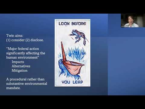 NEPA, ESA and the Fundamentals of Environmental Law (ELI Summer School, 2024)