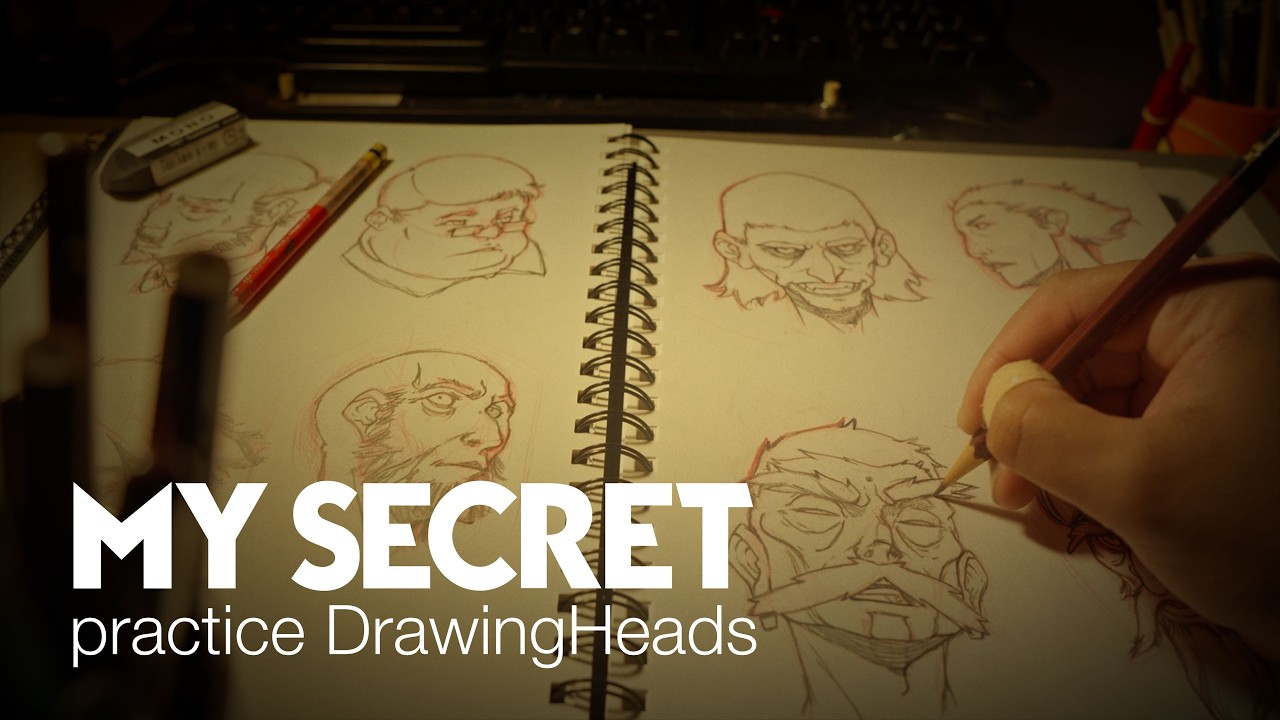 How I Practice Drawing Heads And Create My Own Characters