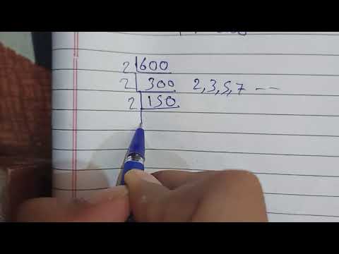 prime factors of 600