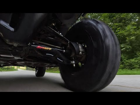 Uforce 1000 undercarriage on the road. #cfmoto #uforce #teammscparts.com #insta360x4 #superatv