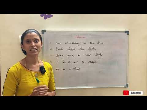 Idioms meaning | Vi's learning path | In Tamil